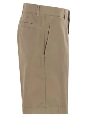 Brunello Cucinelli Buttoned Bermuda Shorts - Brown