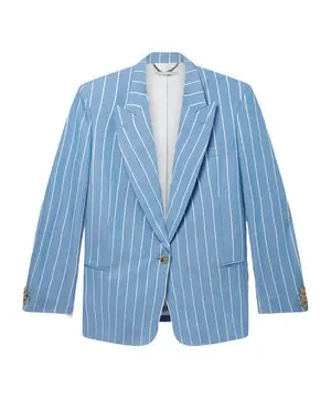 Stella McCartney Striped Single-breasted Blazer