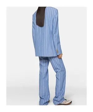 Stella McCartney Striped Single-breasted Blazer