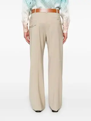 Moschino Belted Straight-leg Trousers