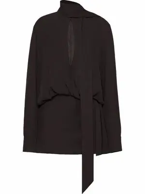 Valentino Garavani Scarf Detail Mini Dress