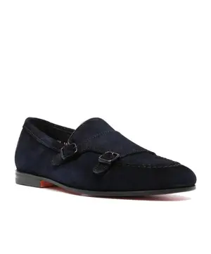 Santoni Double-buckle Loafers