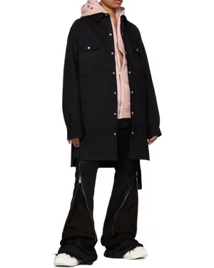 Rick Owens Zip Detail Slim Fit Jeans - Black