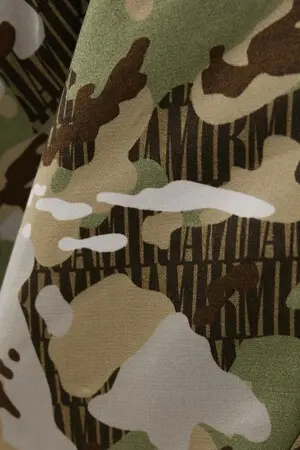 Amiri Camouflage-print Satin Mini Dress