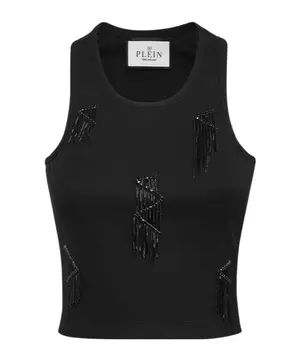 Philipp Plein Frill Camis Tanks For Women