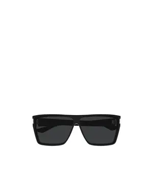 Saint Laurent Rectangular Sunglasses - Black