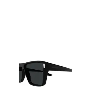 Saint Laurent Rectangular Sunglasses - Black