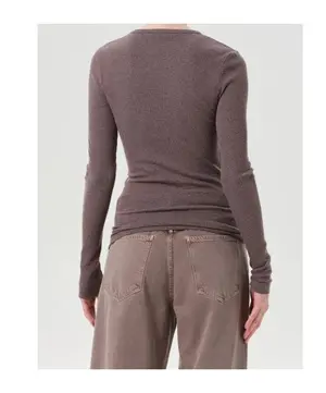 AGOLDE Delphi Ribbed Long Sleeve T-shirt