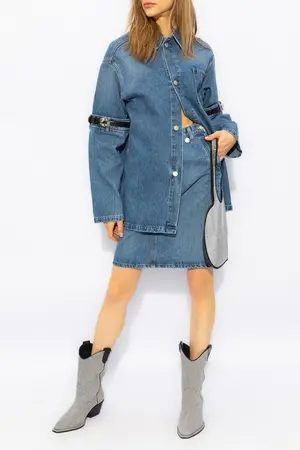 Coperni Multi-pocket Denim Skirt