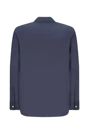 JIL SANDER Concealed Button Shirt - Blue