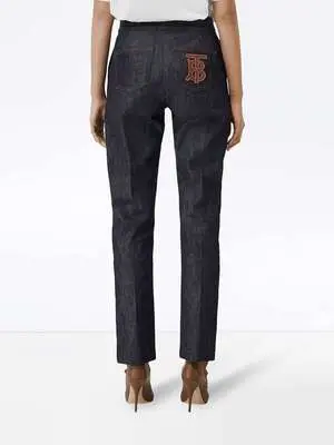 Burberry Straight Fit Monogram Motif Japanese Denim Jeans