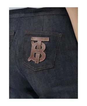 Burberry Straight Fit Monogram Motif Japanese Denim Jeans