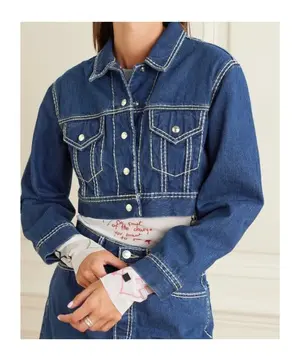 RE/DONE Cropped Denim Jacket