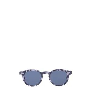 Thom Browne Round Frame Sunglasses - Blue