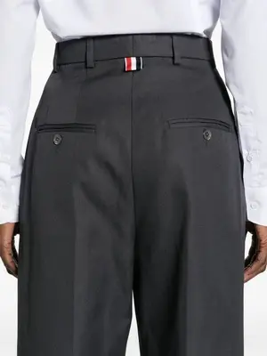 Thom Browne High-waisted Canvas Trousers