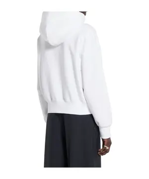 Gucci Brushed Cotton Sweatshirt With Embossed Interlocking G Logo - White