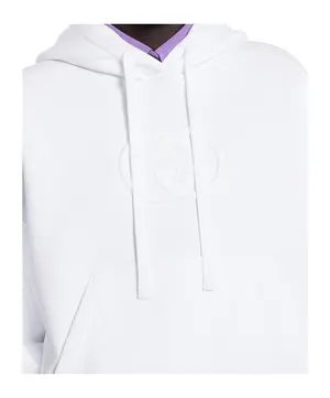 Gucci Brushed Cotton Sweatshirt With Embossed Interlocking G Logo - White
