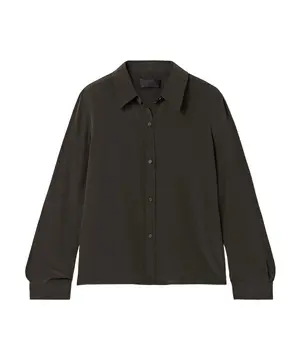 NILI LOTAN Simone Silk-crepe Shirt