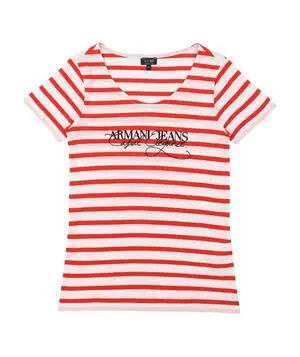 Emporio Armani Striped Round Neck T-shirt