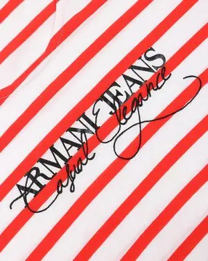 Emporio Armani Striped Round Neck T-shirt