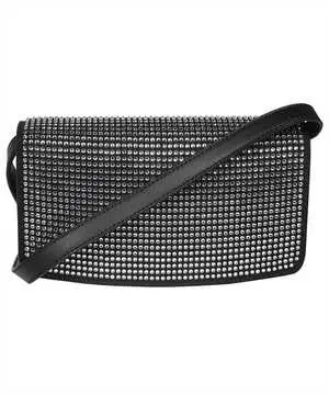 Stella McCartney Rhinestones-embellished S-wave Mini Wallet
