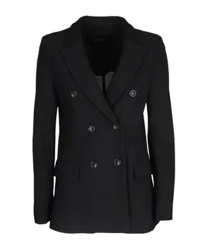 Seventy Double-breasted Tailored Blazer - Black