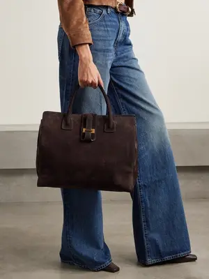 NILI LOTAN Lou Shoulder Bag - Brown