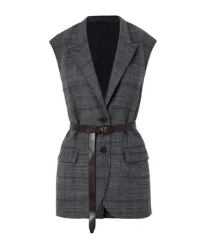 Brunello Cucinelli Sleeveless Vest With Belt