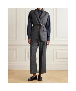 Brunello Cucinelli Sleeveless Vest With Belt