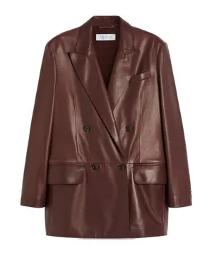Max Mara Nappa Leather Olimpia Jacket