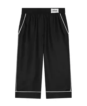 Dolce & Gabbana Logo-patch Silk Track Pants