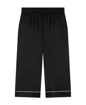 Dolce & Gabbana Logo-patch Silk Track Pants
