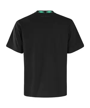 WALES BONNER Logo Patch Crewneck T-shirt - Black