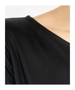 FAY Classic Fit T-shirt With Logo Detail - Black