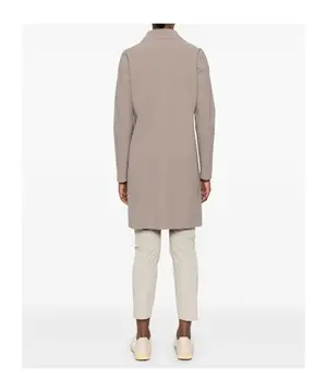 Herno Single-breasted Long-sleeved Coat - Nude