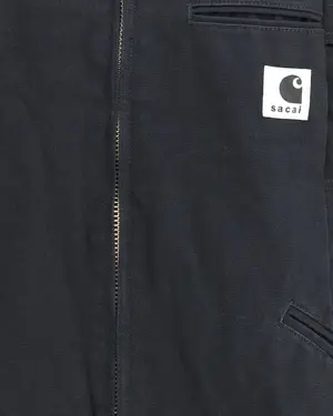Sacai X Carhartt Logo Patch Zip-up Jacket