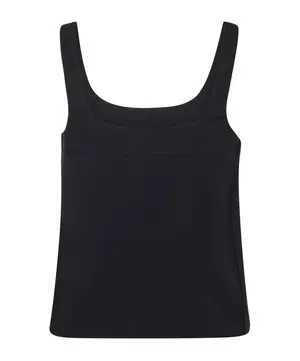 Pinko Scoop Neck Crepe Tank Top