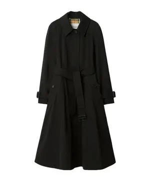 Burberry Ellingham Belted Trench Coat - Black