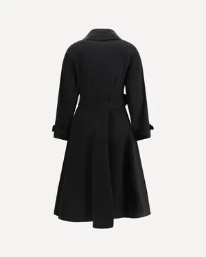 Burberry Ellingham Belted Trench Coat - Black