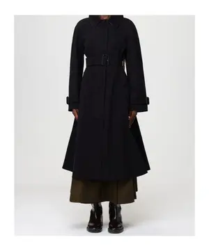 Burberry Ellingham Belted Trench Coat - Black