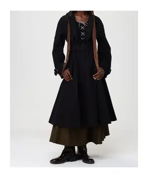 Burberry Ellingham Belted Trench Coat - Black