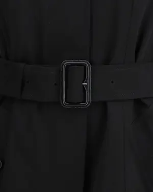Burberry Ellingham Belted Trench Coat - Black