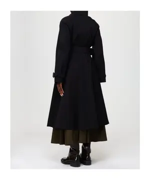 Burberry Ellingham Belted Trench Coat - Black