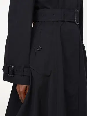 Burberry Ellingham Belted Trench Coat - Black