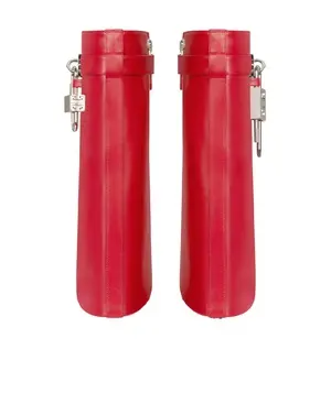 Givenchy Shark Lock Ankle Boots - Red