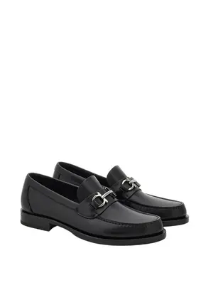 FERRAGAMO Gancini Buckle Slip-on Loafers