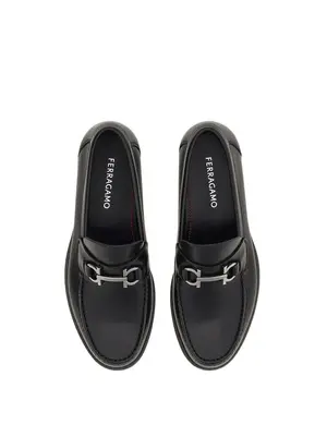 FERRAGAMO Gancini Buckle Slip-on Loafers