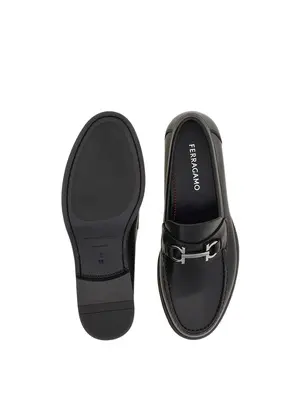 FERRAGAMO Gancini Buckle Slip-on Loafers