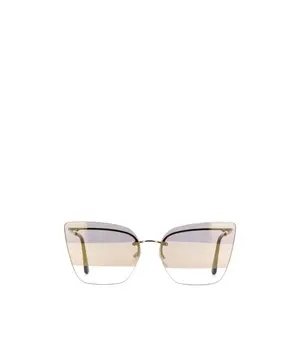 TOM FORD Logo Logo Sunglasses - Nude