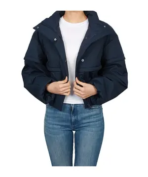 Max Mara Cotton-padded Jacket With Zip Closure - Black